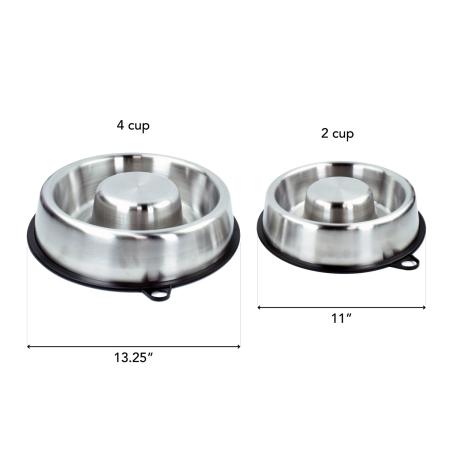 Product Categories: Stainless Steel Slow Feeder - 4 cups
